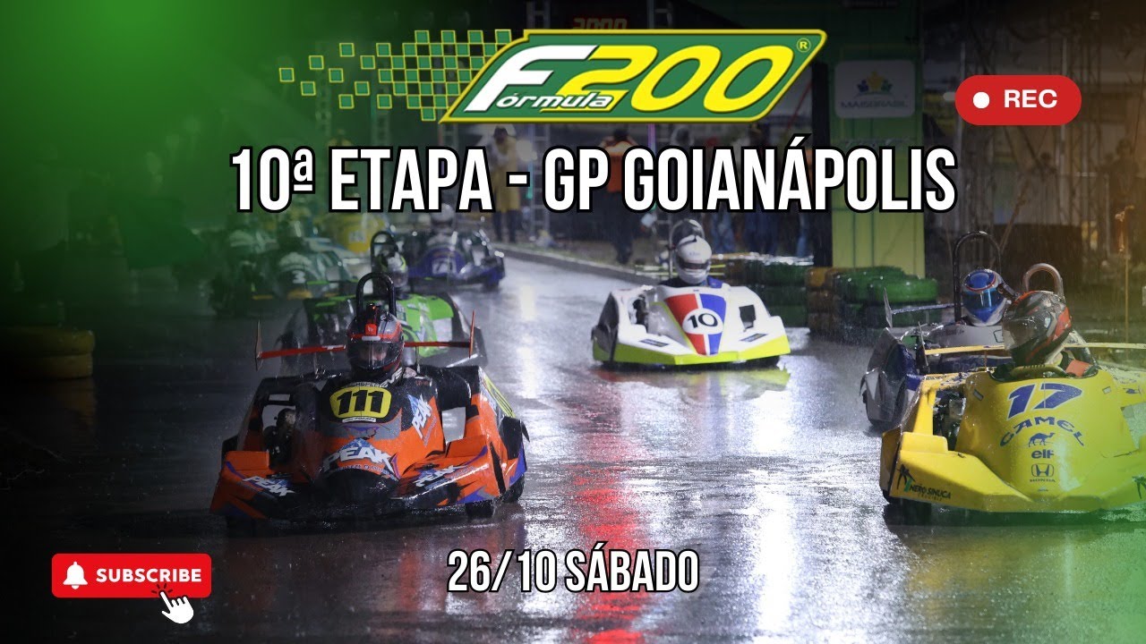 FÓRMULA 200 | CORRIDA 2|10ª ETAPA TEMPORADA 2024 | GP GOIANÁPOLIS - YouTube