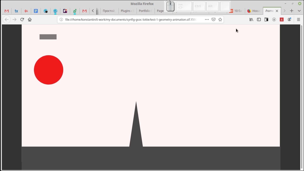 Exporting Synfig animation for web - Demo 1 - YouTube