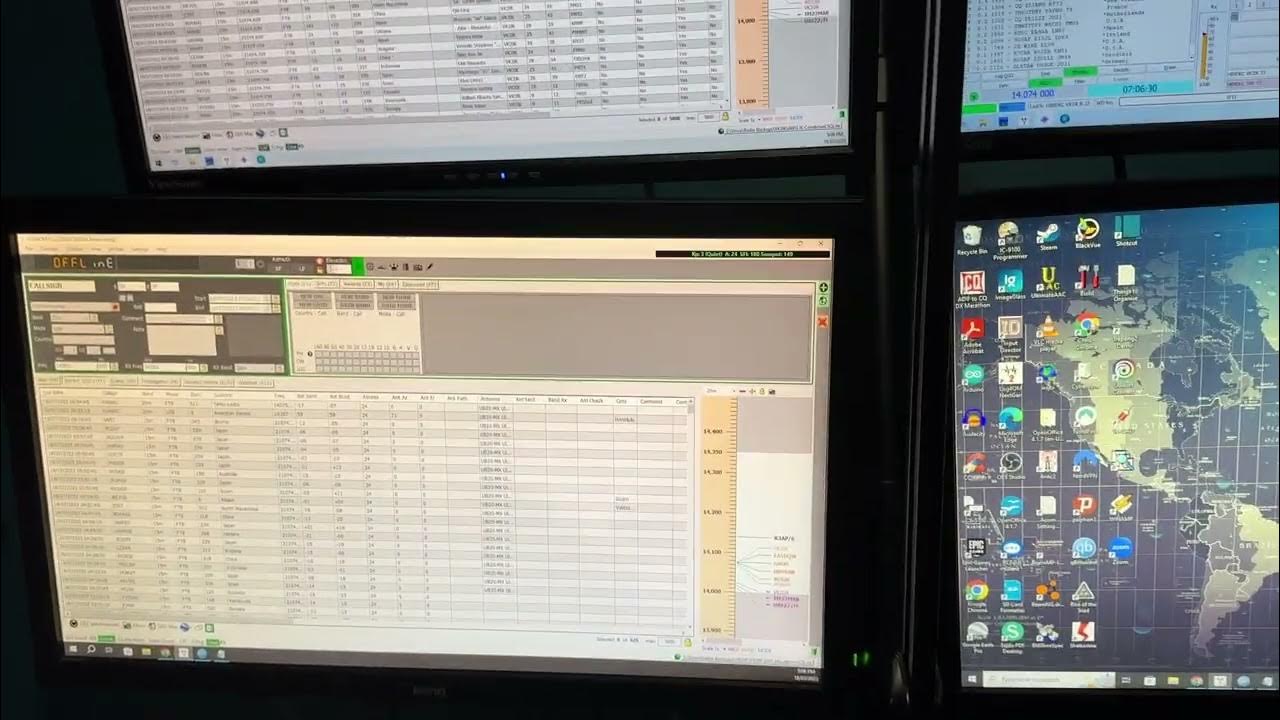 Dual logging a QSO in LOG4OM - YouTube