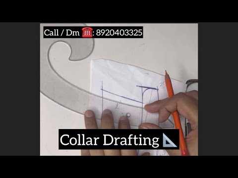 Collar drafting | how to do collar drafting - YouTube