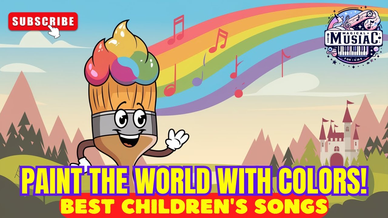 Paint the World with Colors! 🎨🌍 Fun & Colorful Song for Kids! 🎵 ...