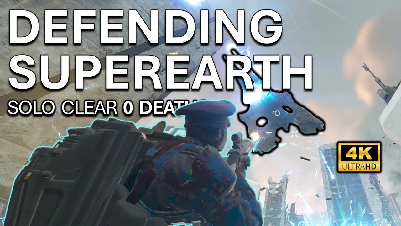 Stalwart ILLUMINATE Solo Super Helldive Full Clear 0 Deaths Helldivers 2 - Defending Super Earth ...