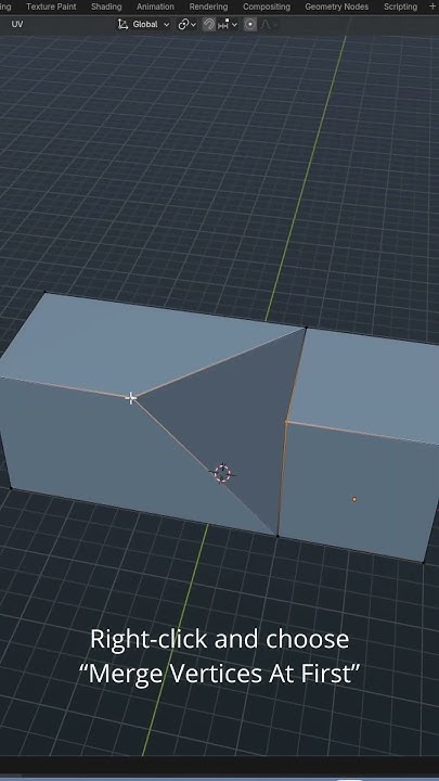 How to connect vertices in Blender 4.3 | #shorts - YouTube