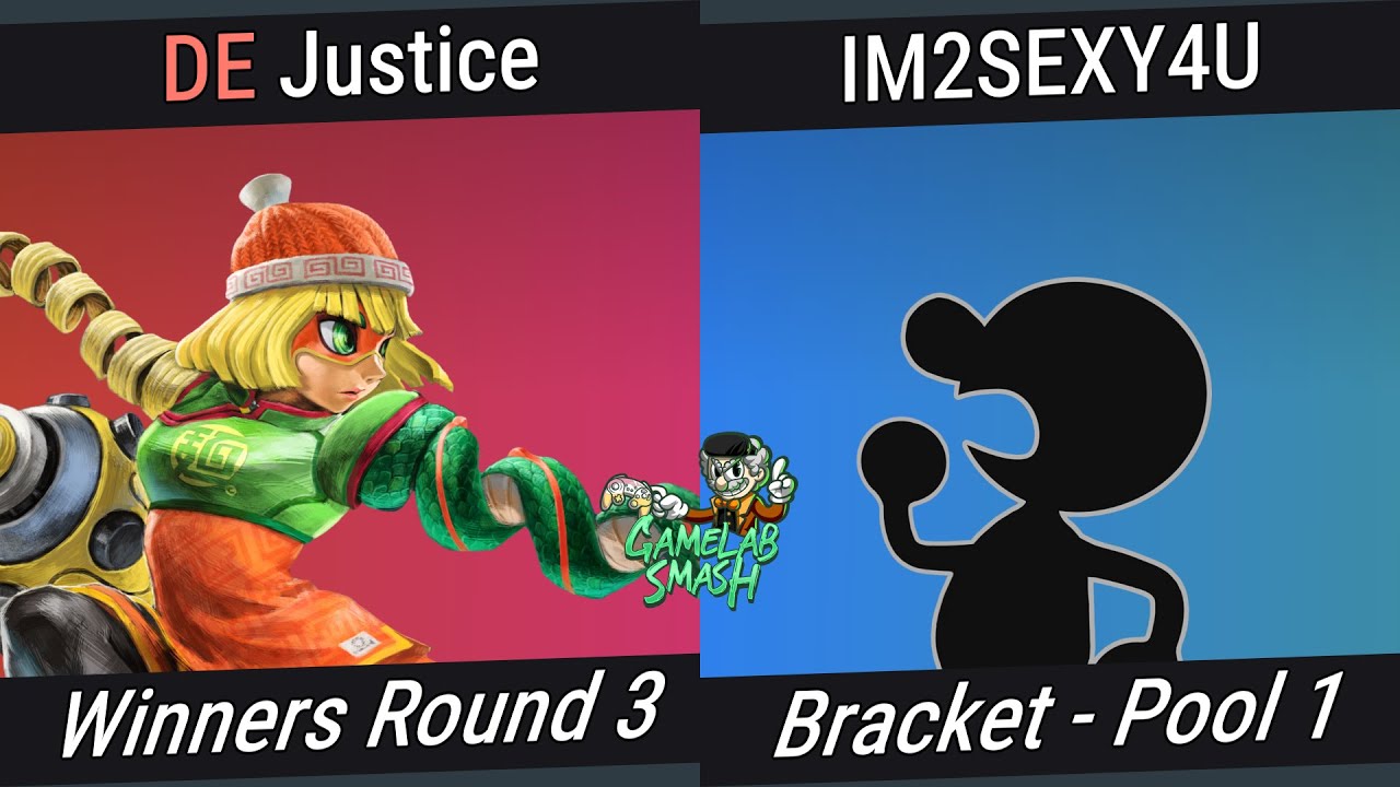 Game Lab-Smash #81 Justice (Min Min) Vs IM2SXY4U (Mr. Game & Watch ...
