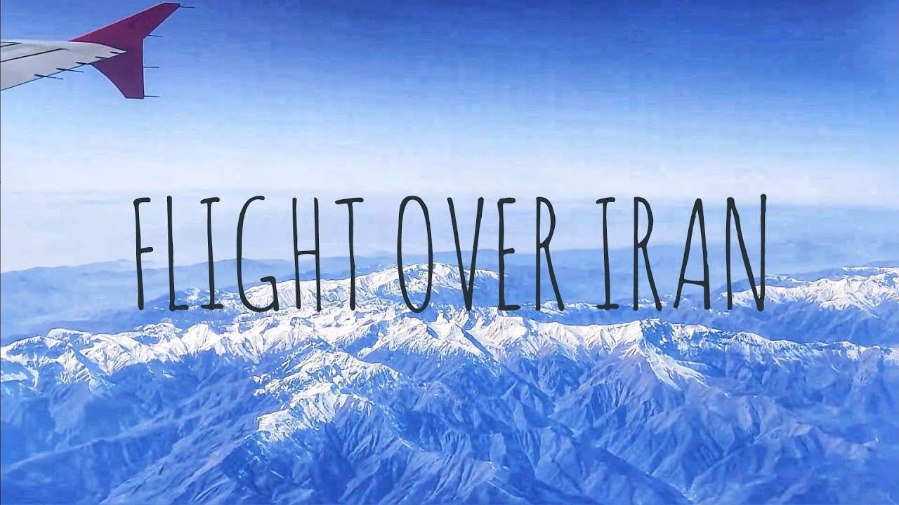 Flight over Snow Mountains near Tehran, Iran | Air Arabia - YouTube