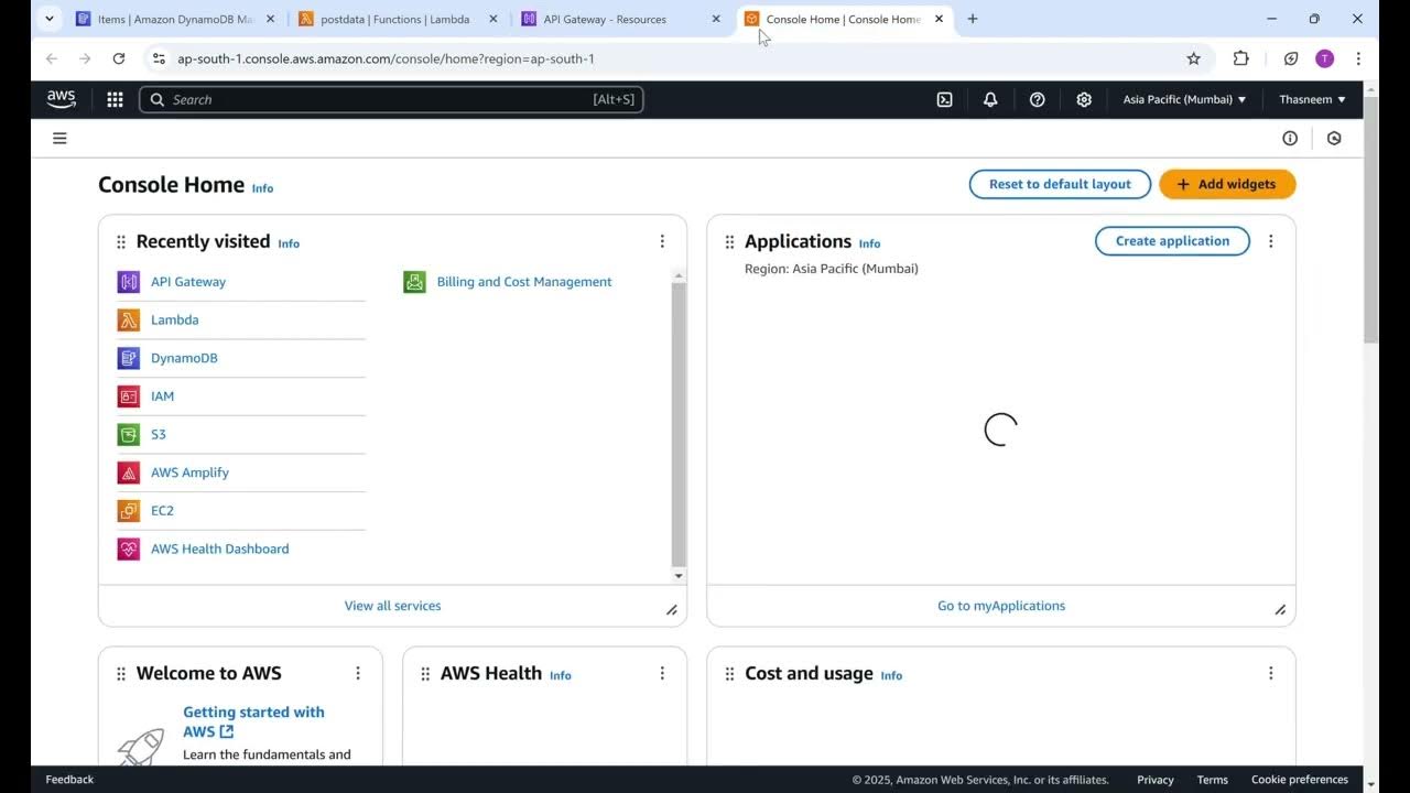 Hosting serverless web application on AWS - Using DynamoDB, APIGateway and S3 bucket - YouTube