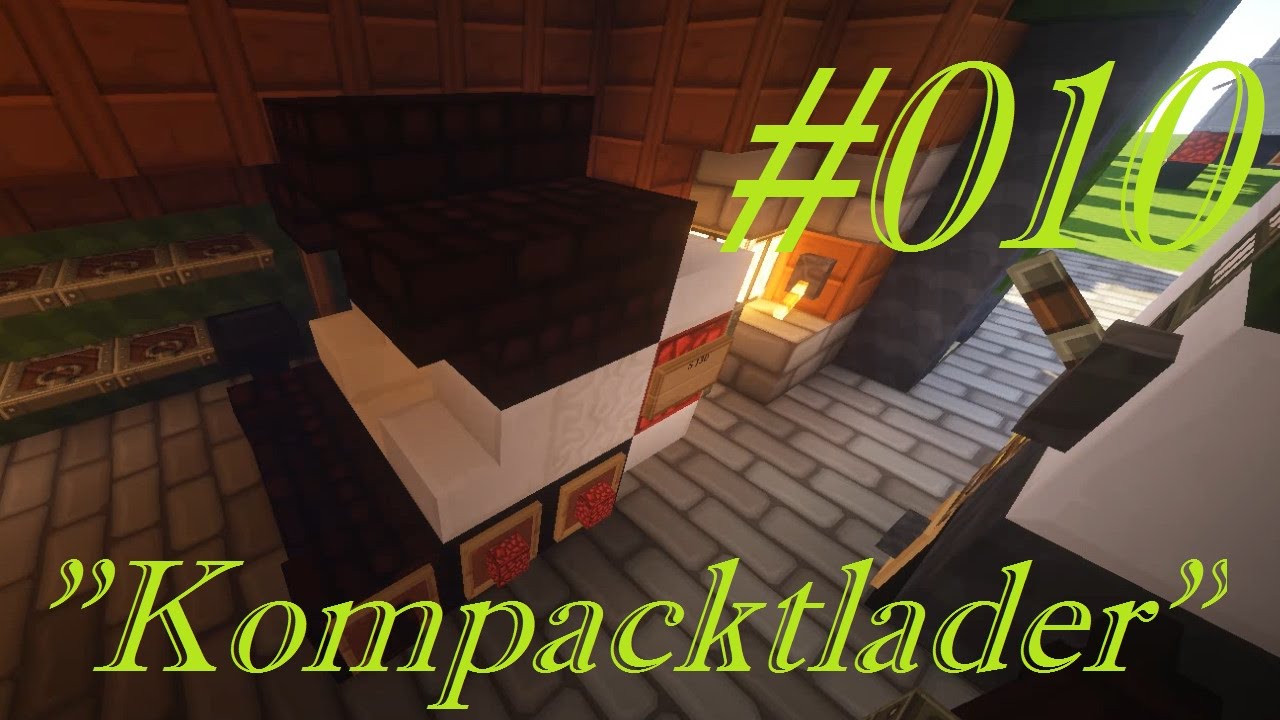 Minecraft "Kompacktlader"(Bobcat S130)[Let´s build]#10 - YouTube