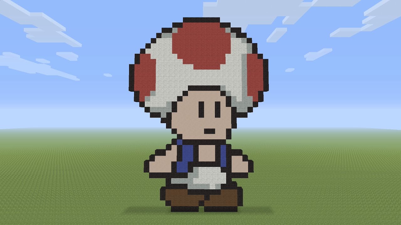 Mario Toad Pixel