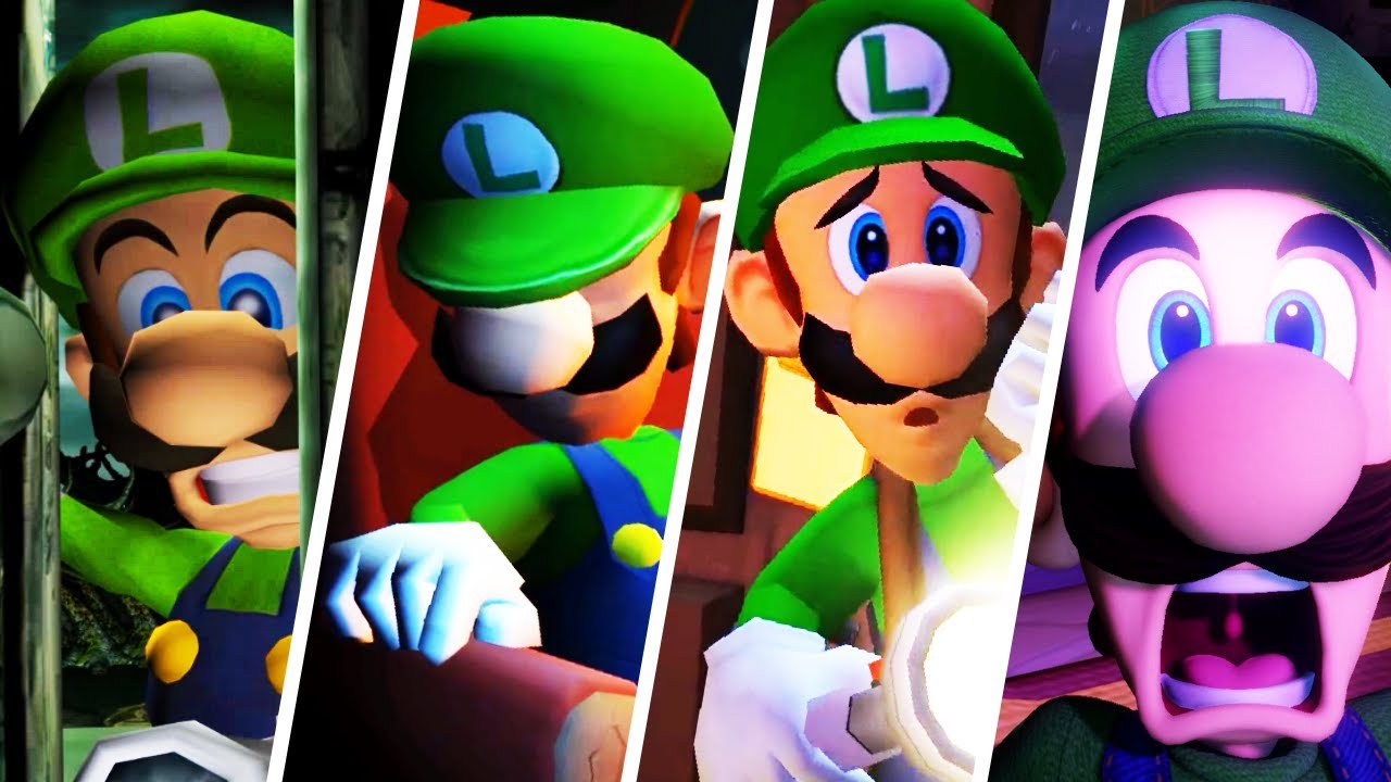 Evolution of Intros in Luigi's Mansion Games (2001-2019) - YouTube