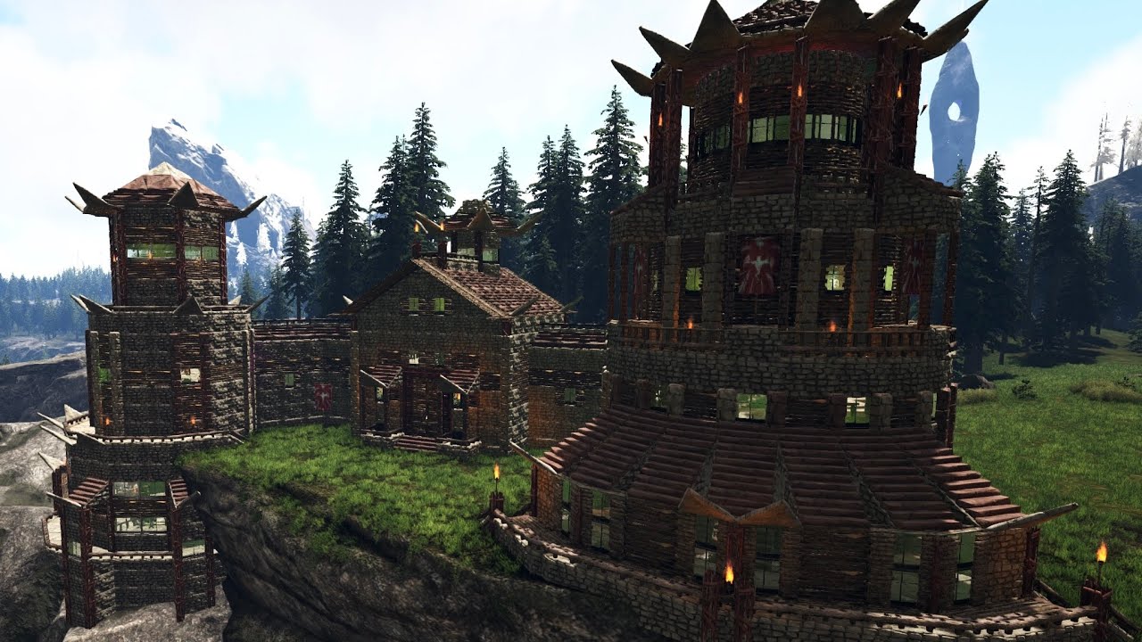 How To Build A Temple Base - Ark: Survival Evolved (Tutorial) (No Mods ...