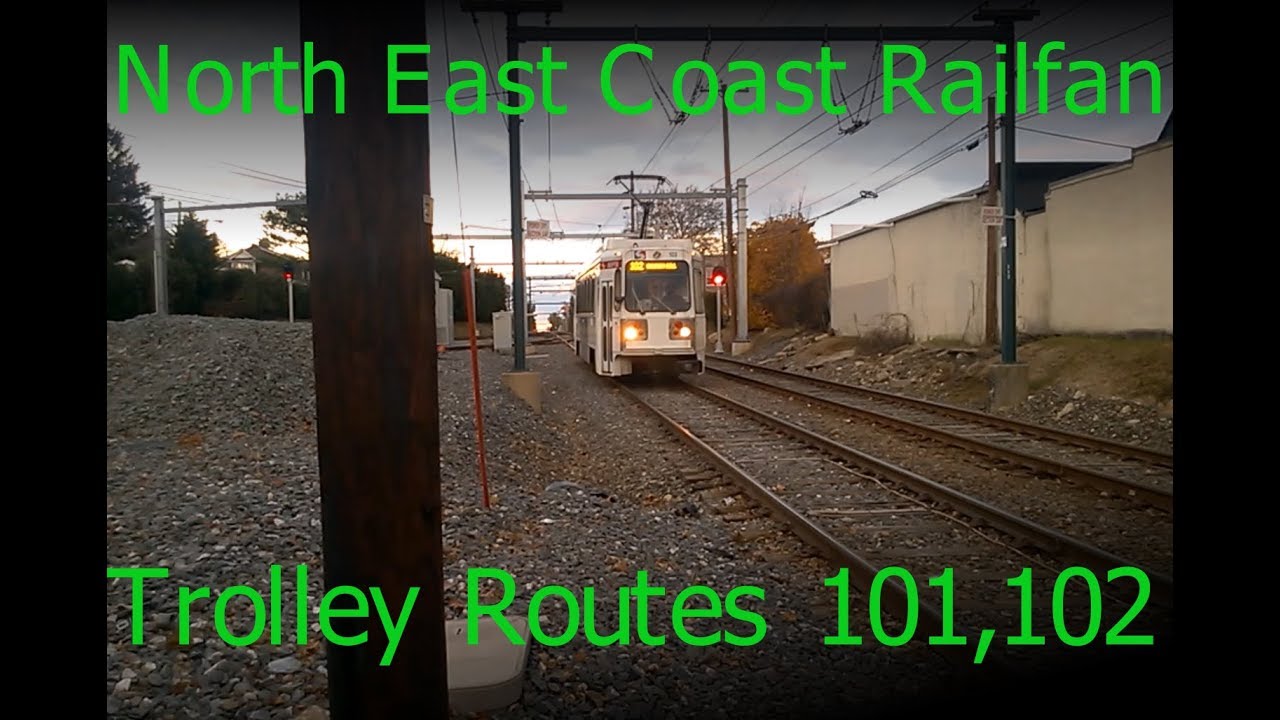 SEPTA Action on Routes 101 and 102! - YouTube