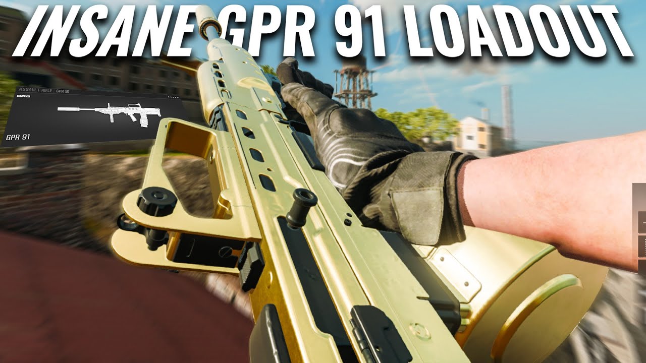 new GPR 91 LOADOUT is INSANE in WARZONE! (Best GPR 91 Class Setup ...