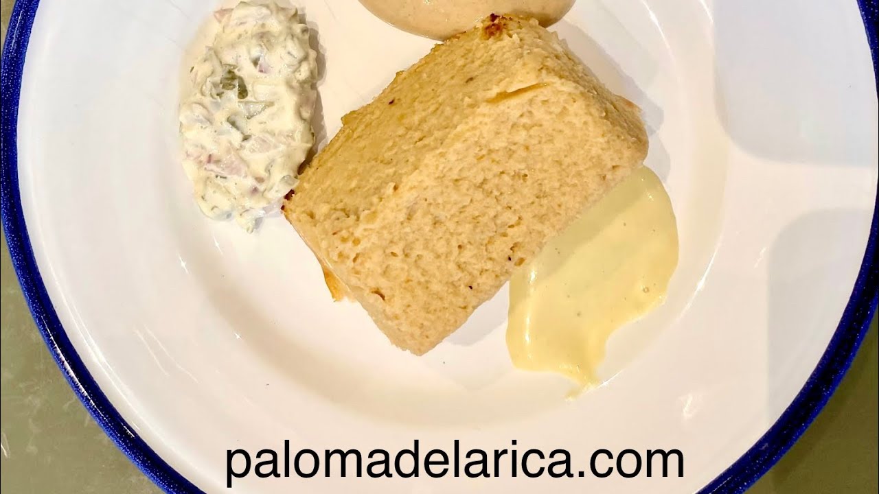 Fish pudding with three sauces - YouTube