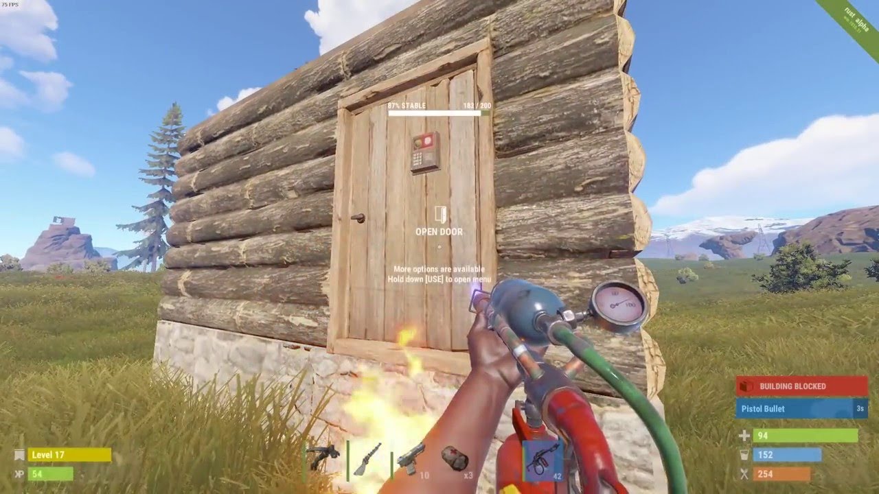 Rust Offline Base RAİD #2 | Tahta Kapının Canı Cehenneme #PüskürAteşğ ...