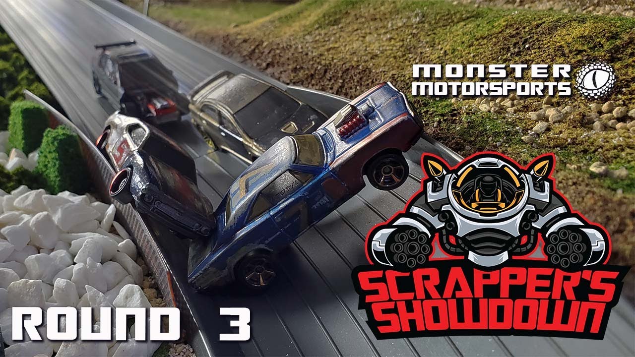 Round 3 - Scrappers Showdown Diecast Racing Tournament - YouTube