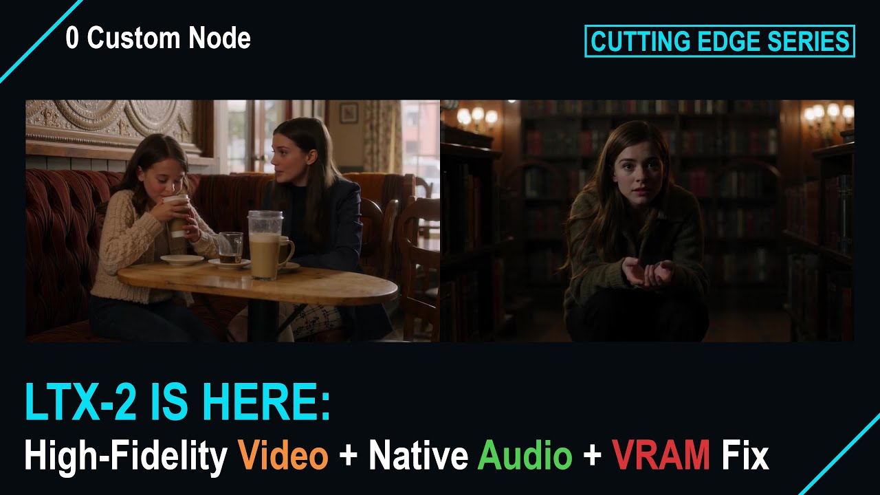 🔵 LTX-2 ComfyUI Guide: High-Fidelity Video + Native Audio + VRAM Fix ...