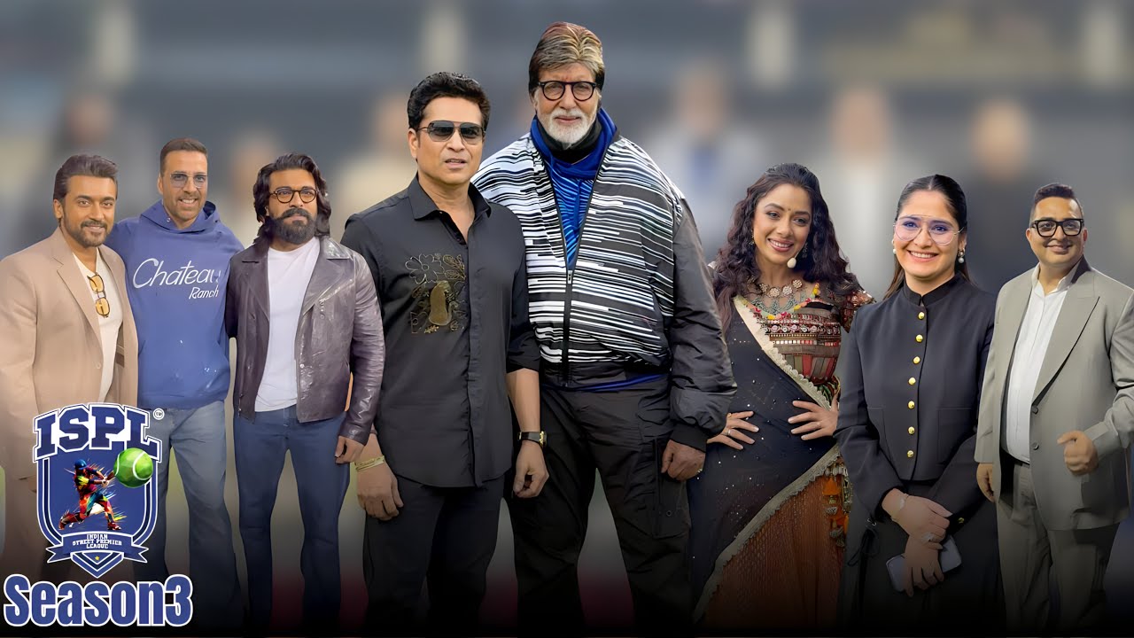 ISPL Season 3 | Amitabh Bachchan, Sachin Tendulkar among, Ram Charan ...
