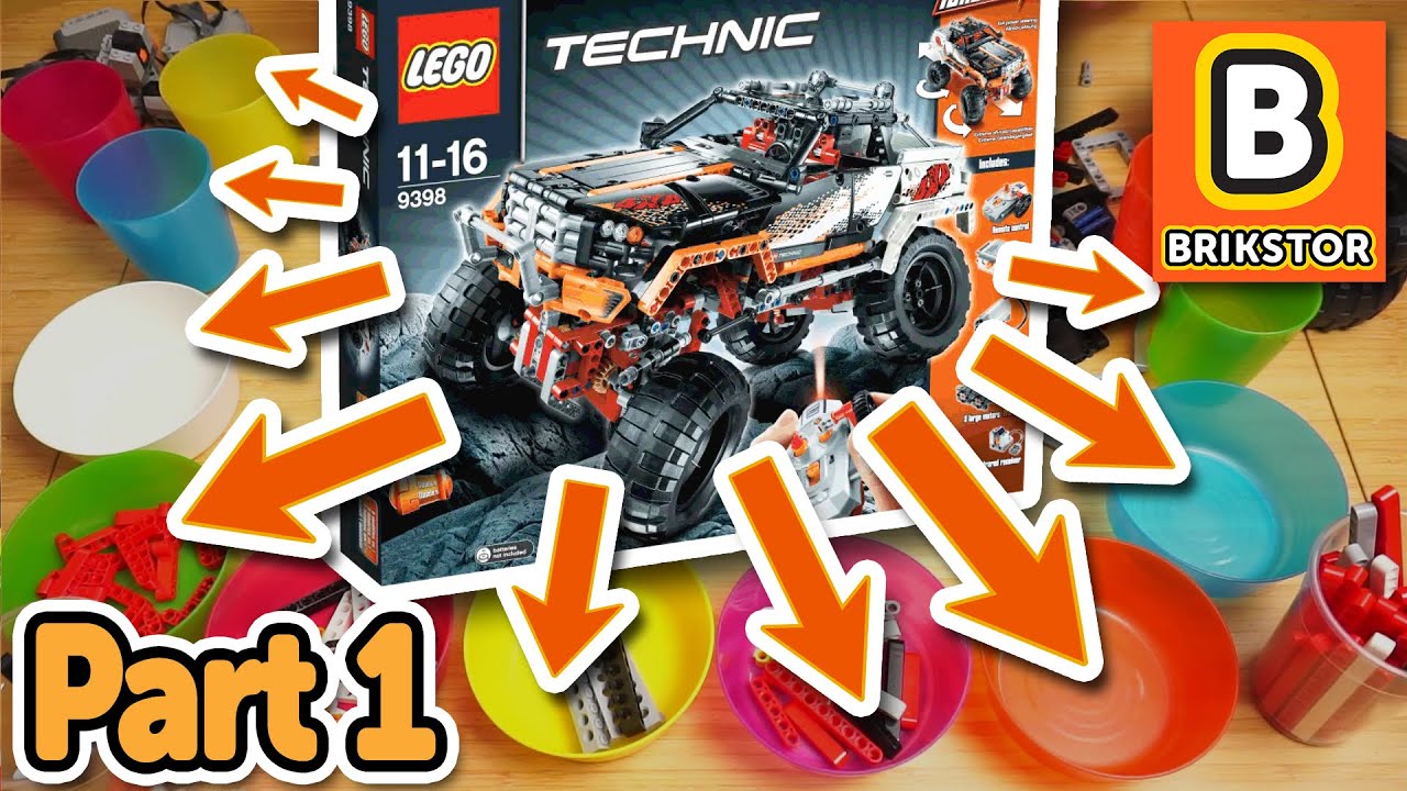 LEGO Therapy - Sorting 1000+ LEGO parts - TECHNIC 4x4 Crawler [PART 1 ...