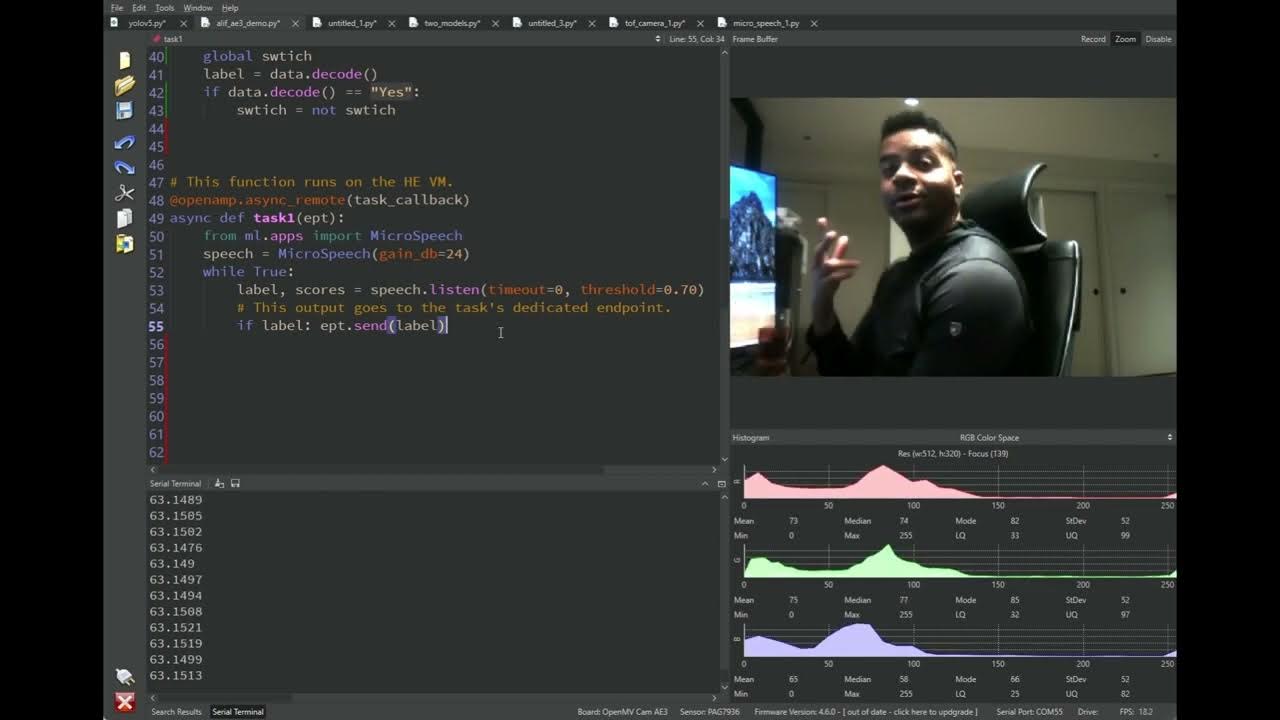 OpenMV N6 & AE3 Kickstarter - OpenMV AE3 Dual Core Tricks - YouTube