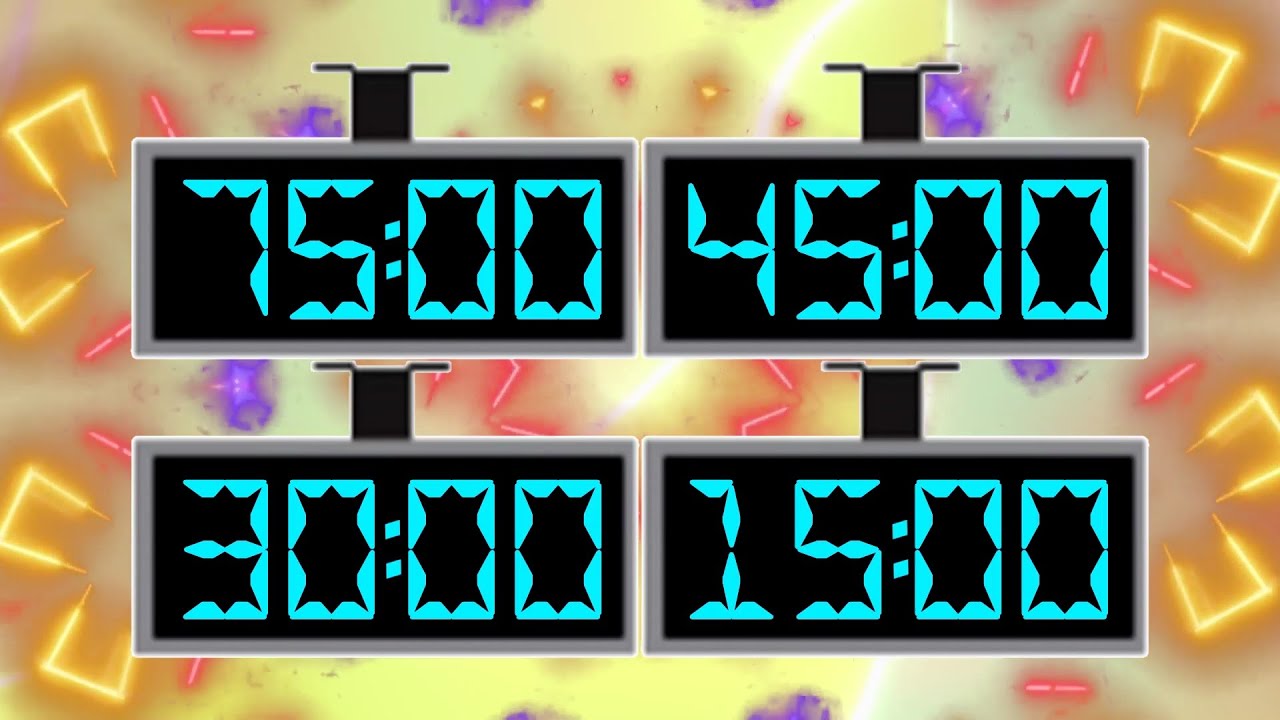 BCG 15 Minutes Countdown (1h15,45,30,15 Min Simulator) Remix WarioWare ...