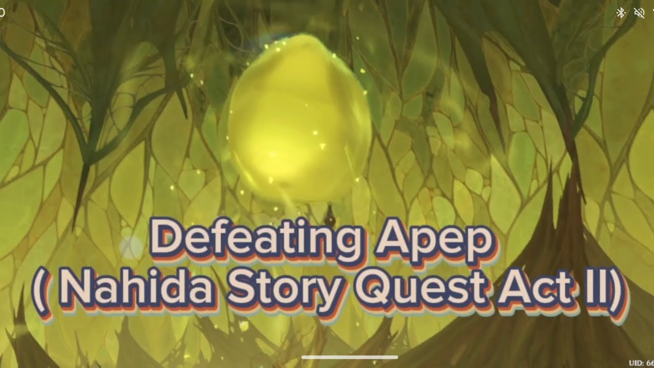 Defeating Apep ( Nahida Story Quest Act II) - YouTube