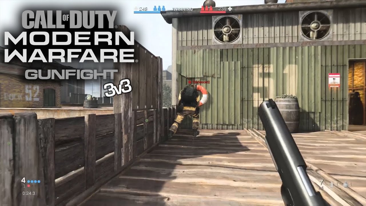 Gunfight 2v2 but with 1 more person on each side - Call of Duty Modern ...