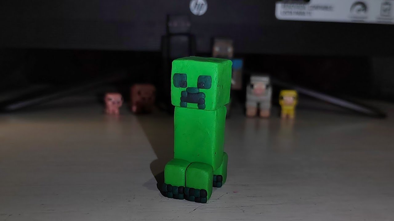 Creeper de Plastilina - ( Minecraft ) - Angel Arts - YouTube