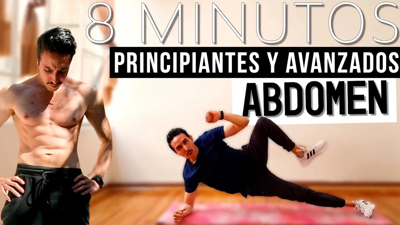 Abdominales En Casa para PRINCIPIANTES Y AVANZADOS - YouTube
