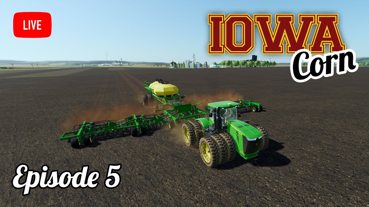 🔴 1000 Sub Special - Iowa Corn - Flint Hills - LIVE - Episode 5 - FS19 ...