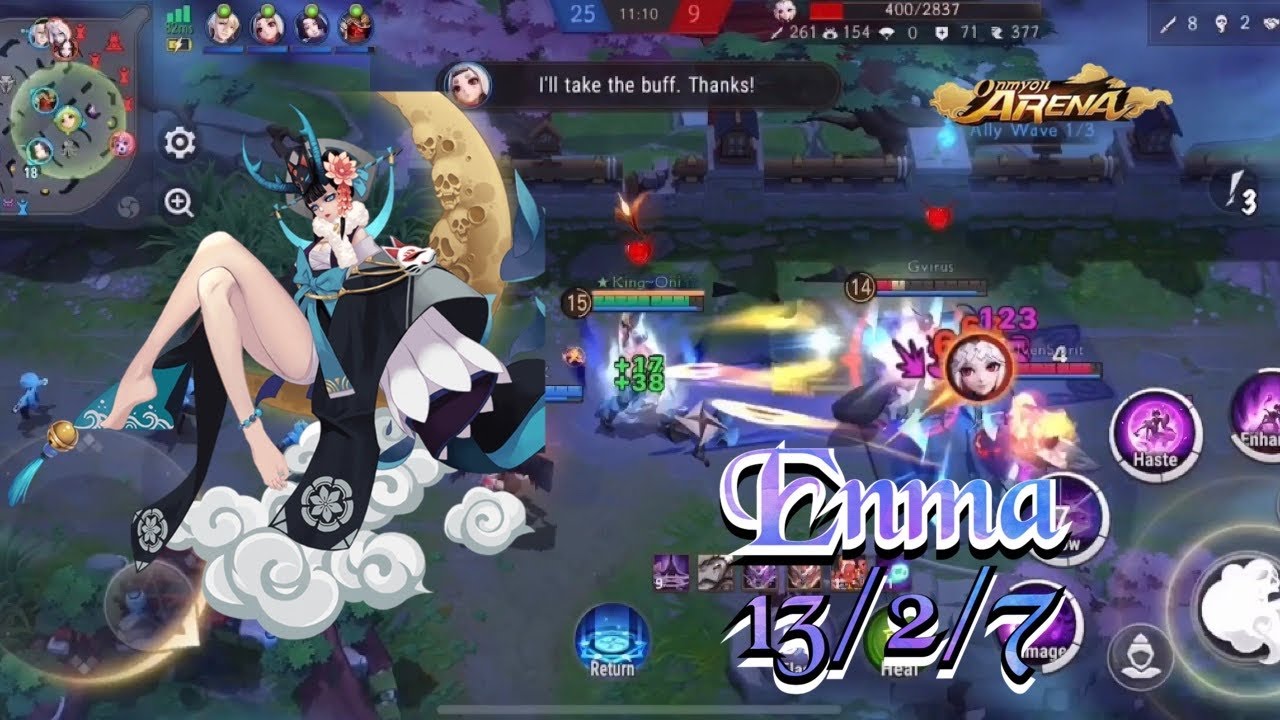 Onmyoji Arena - Enma | FIRST TIME - EPIC BURST DAMAGE | Gameplay ...