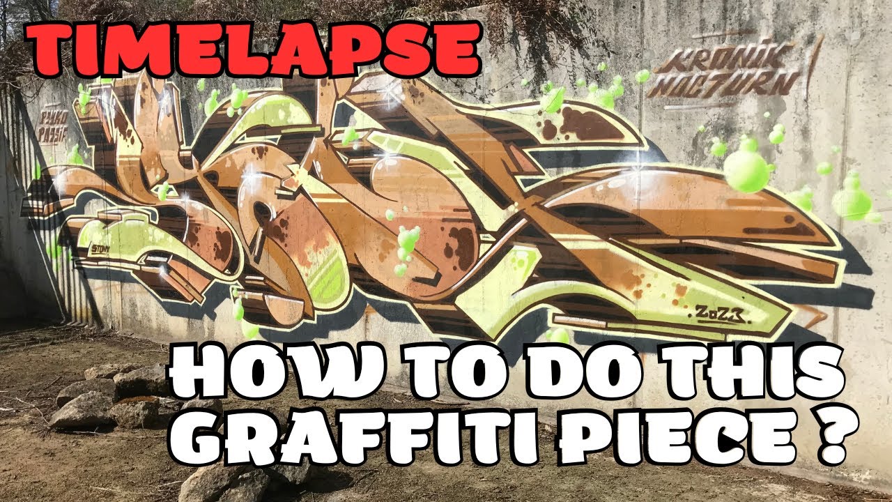 time lapse graffiti mural #graffiti #graffitiart #graffititutorial ...