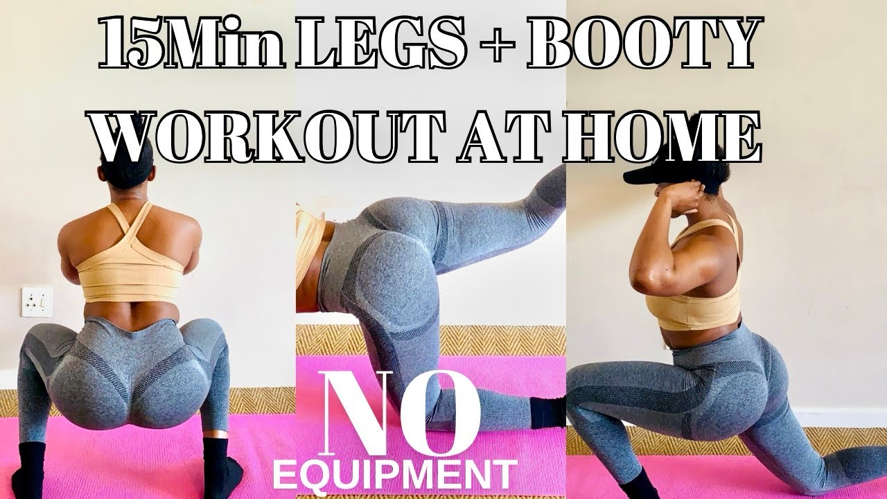 Legs Round Booty Workout At Home No Equipment Youtube