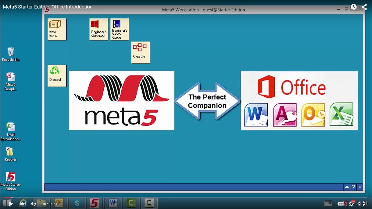 Meta5 Starter Edition, Office Introduction. - YouTube