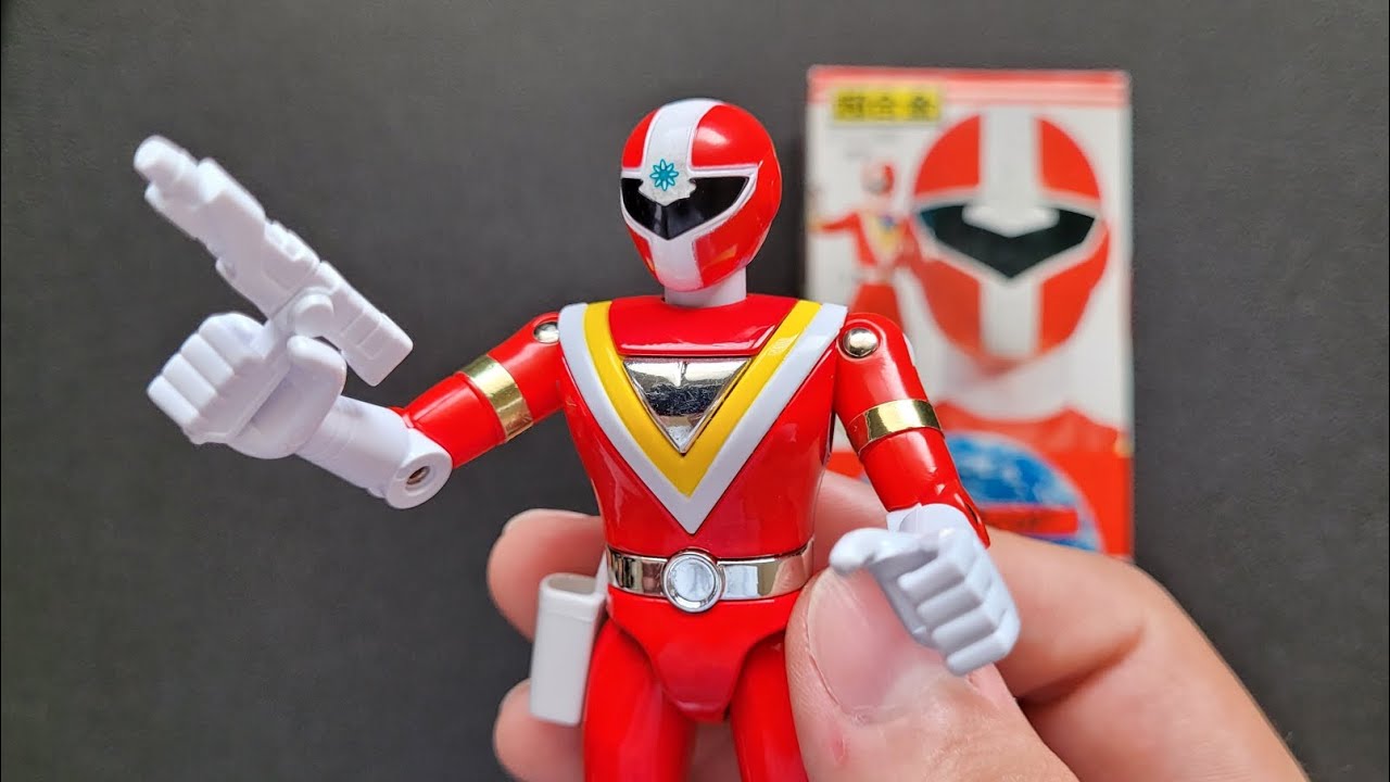 No Talking Review: Bandai Chogokin Chikyu Sentai Fiveman Five Red 1990 ...