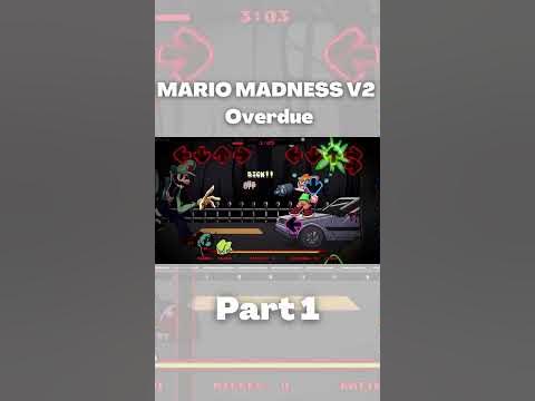 FNF MARIO MADNESS V2 / Overdue (PART 1) (UPDATED BUILD) #shorts - YouTube