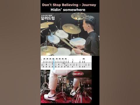 Don't Stop Believing - Journey DRUM COVER HIGHLIGHT - YouTube