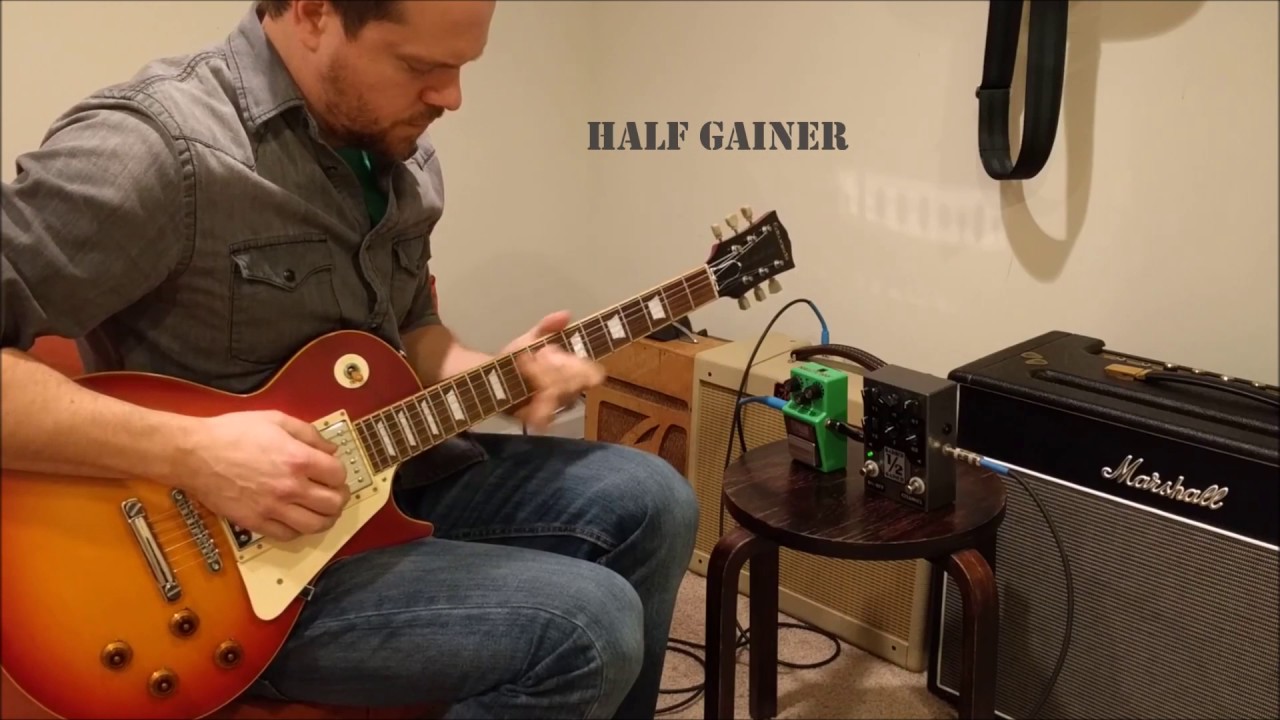 Analogman Silver TS9 vs Barber Half Gainer - YouTube