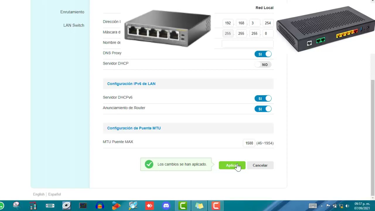 CONFIGURANDO MODEM DE FIBRA OPTICA MODELO FG-6123TBM - YouTube