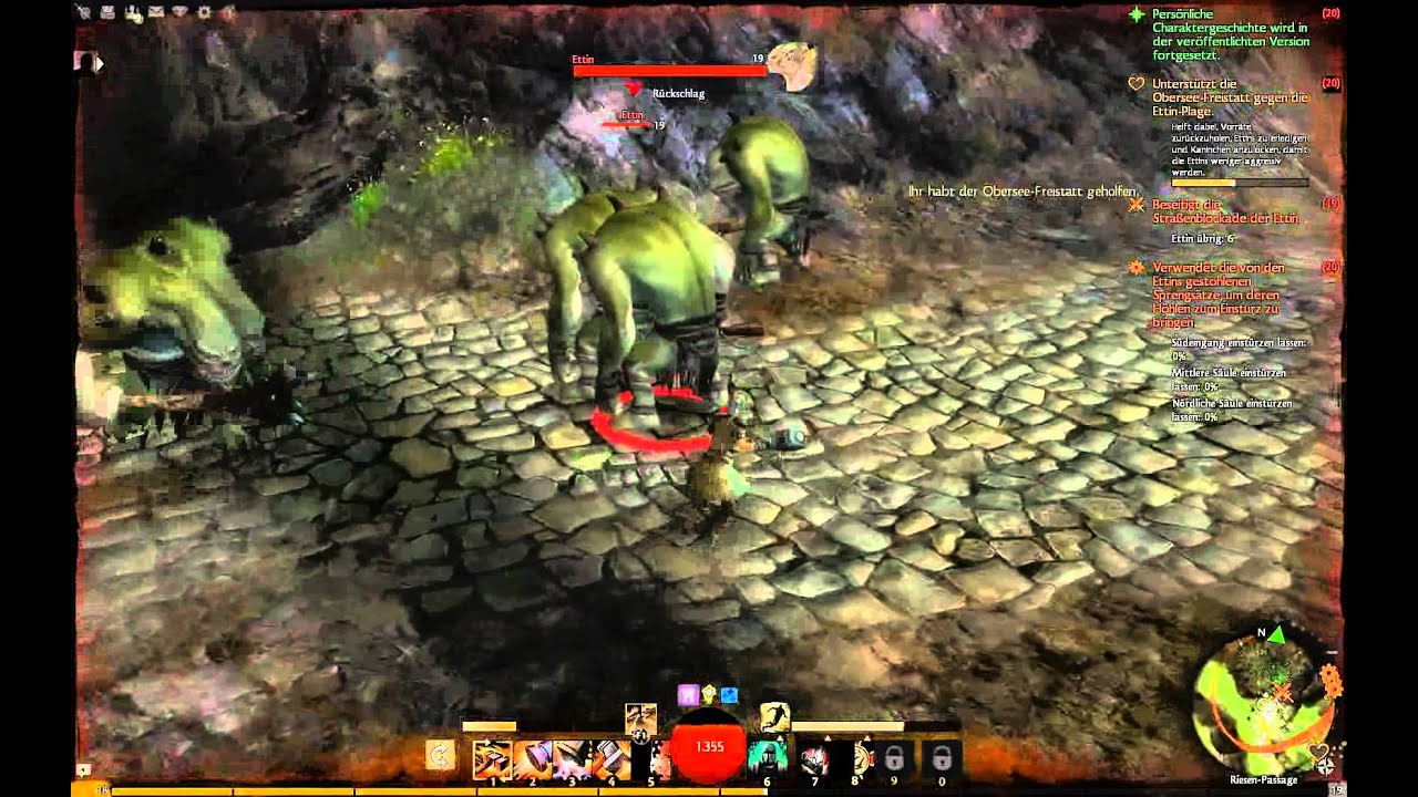 Guild Wars 2 Warrior gameplay BWE - YouTube