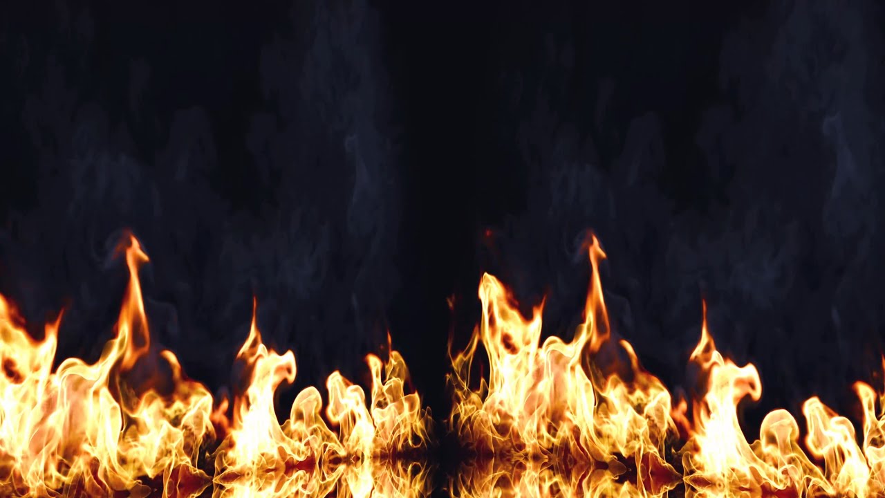Cozy Fire Burning - Relaxing Autumn Fire Background Loop 4K 1 Hour ...