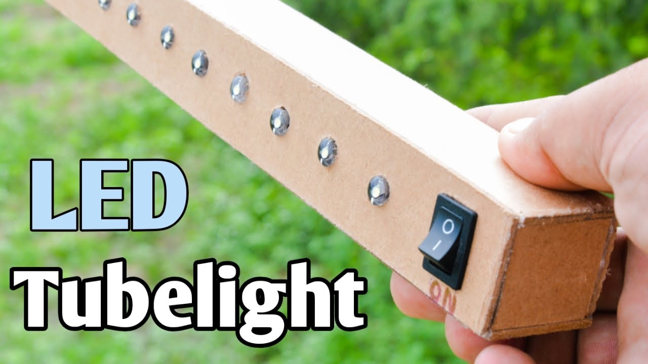 70 रू में बनाये | Powerful Led Tube Light | How to make Rechargeable ...