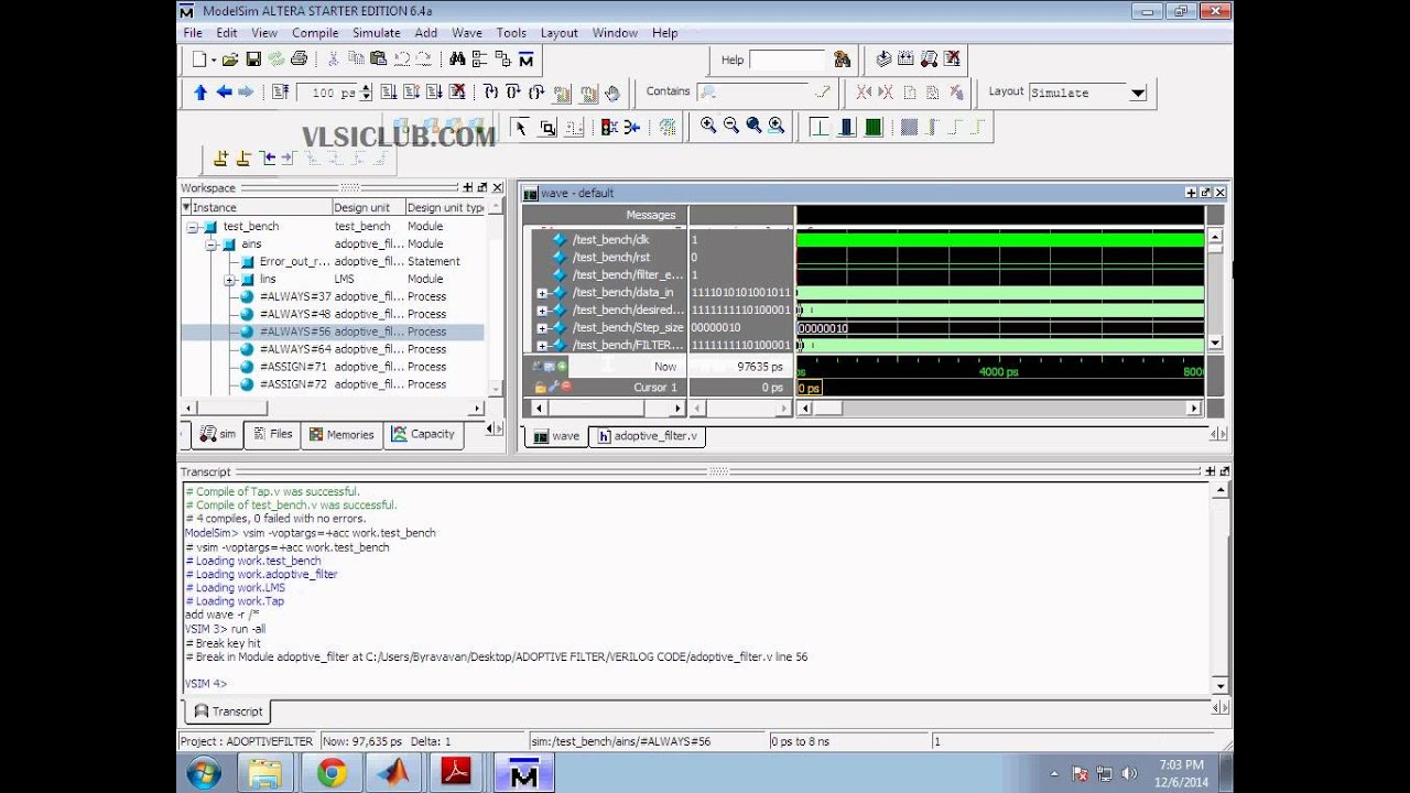 Modelsim Signal Processing Youtube