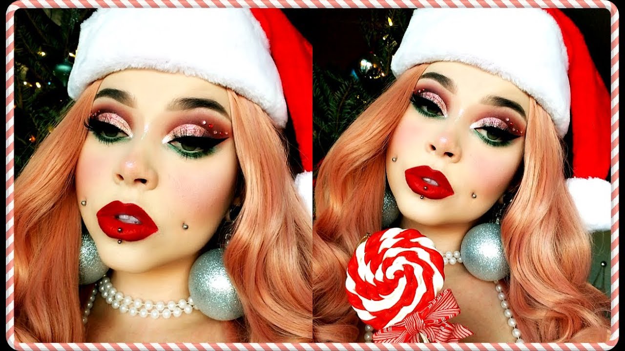 Mrs. Clause GLAM AF Makeup Tutorial | How to Make a Musegetes Lace ...