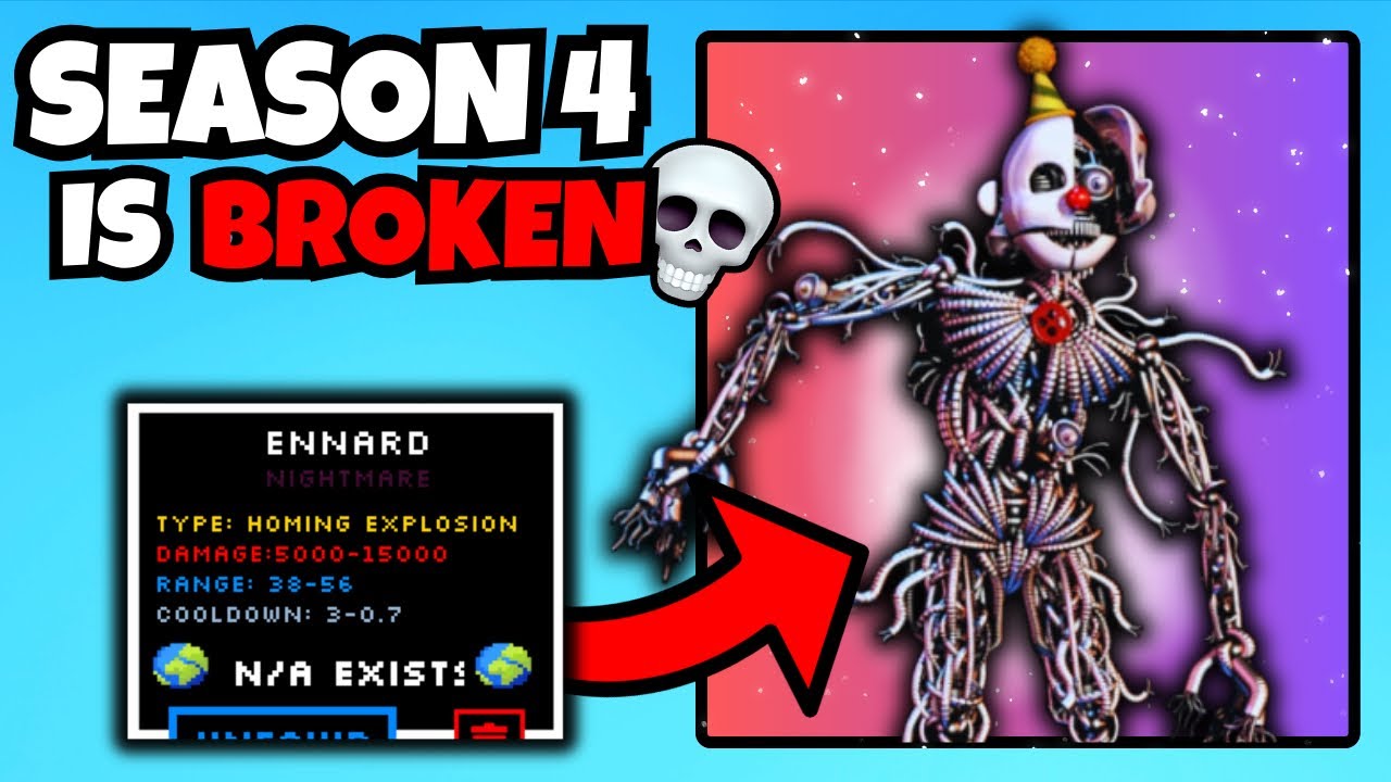 *NEW* SEASON 4 UPDATE IN FNAF TD IS INSANE! - YouTube