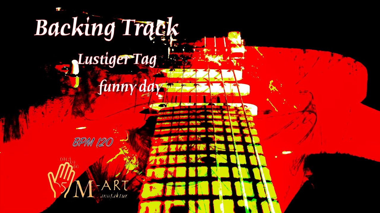 Lustiger Tag funny Backing Track. - YouTube