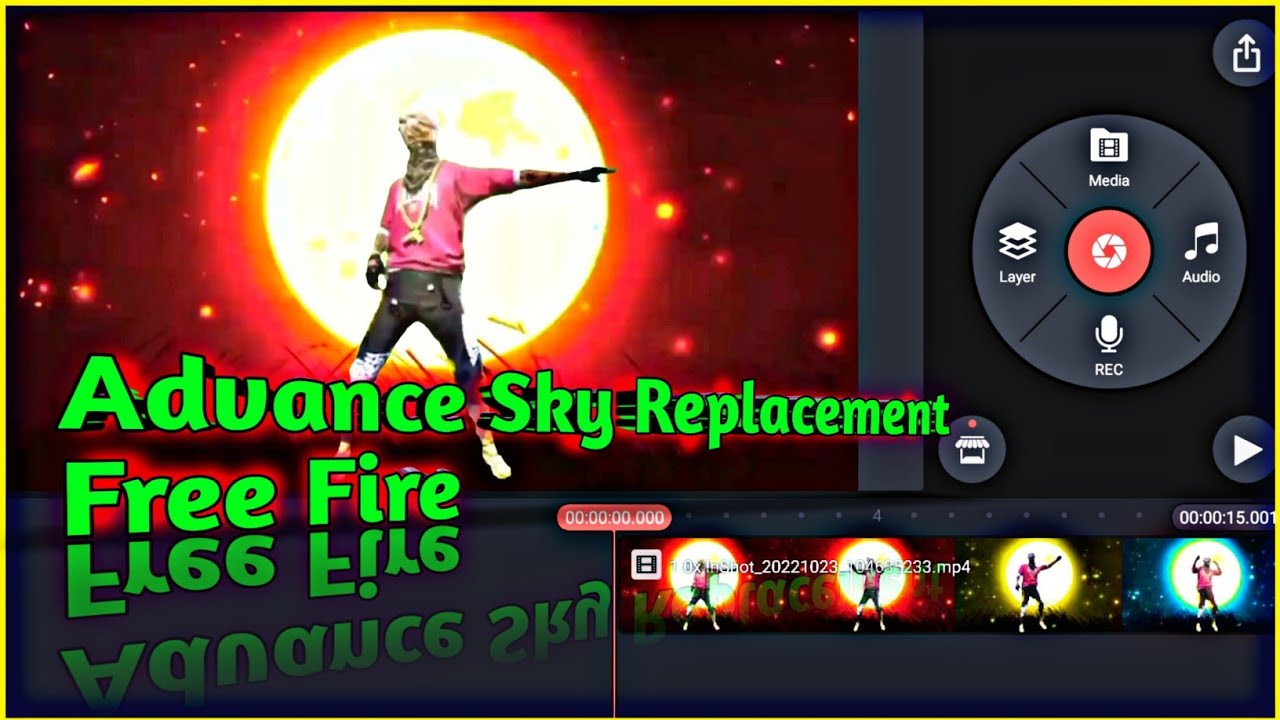 🚩Advance Level Free Fire Sky Replacement | Free Fire Sky change video ...