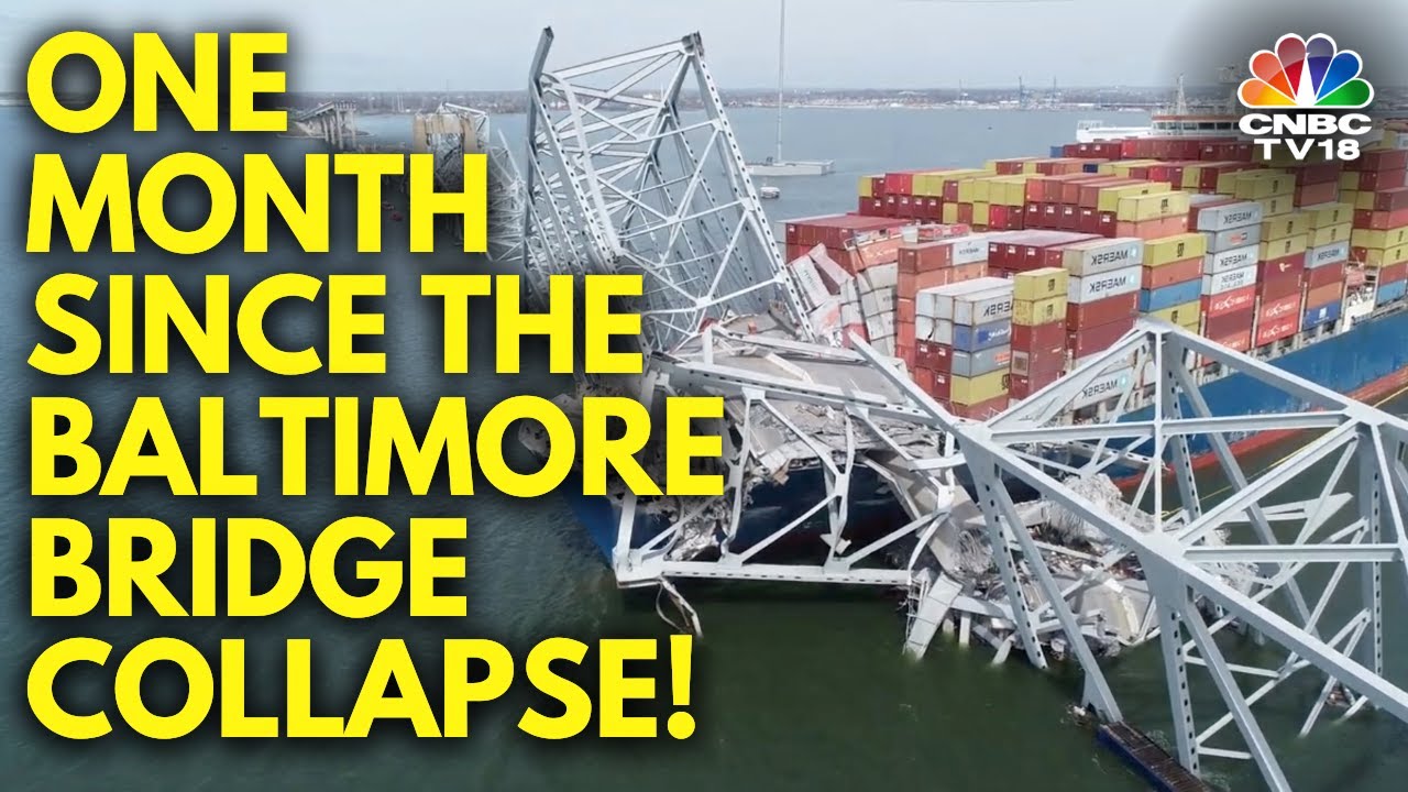 First Ship Passes Through The Baltimore Port One Month Since Collapse ...