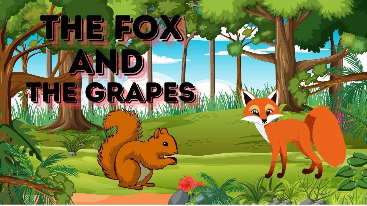 The Fox And The Grapes || English Story For Kids || Moral Story For ...