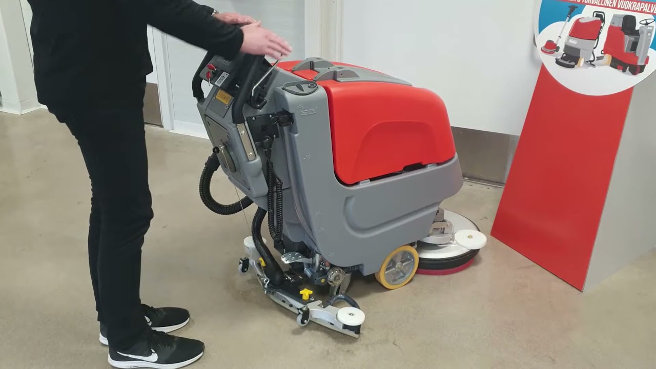 Hako Scrubmaster B30CL & B45CL use & maintenance - YouTube