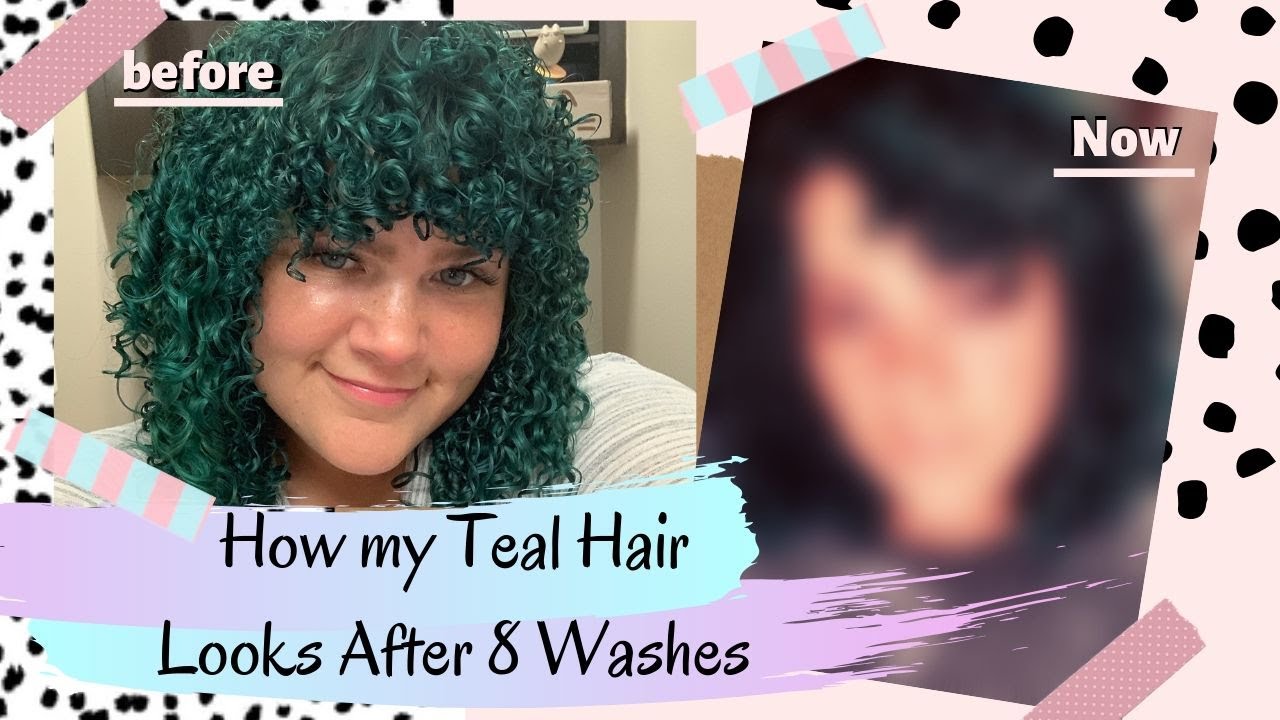L'oréal Colorista Teal Hair Update - YouTube
